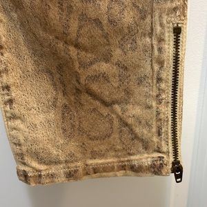 Robin's Jean | Jeans | Gold Snakeskin Authentic Robins Jeans | Poshmark